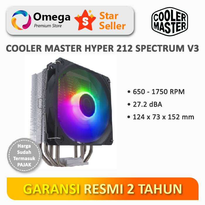 Jual Cooler Master HYPER 212 Spectrum V3 CPU Cooler | Shopee Indonesia