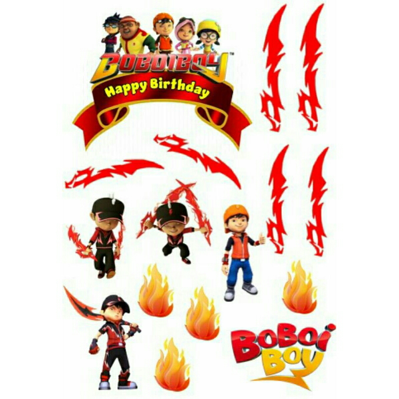 Jual Topper Cake Tema BOBOIBOY Custom | Shopee Indonesia
