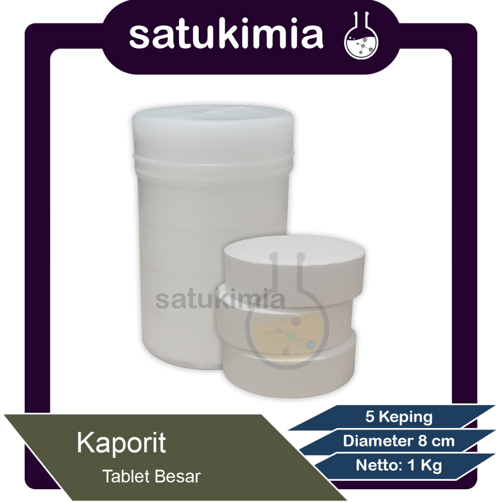 Jual KAPORIT TABLET BESAR 90% - 1 KG | Shopee Indonesia