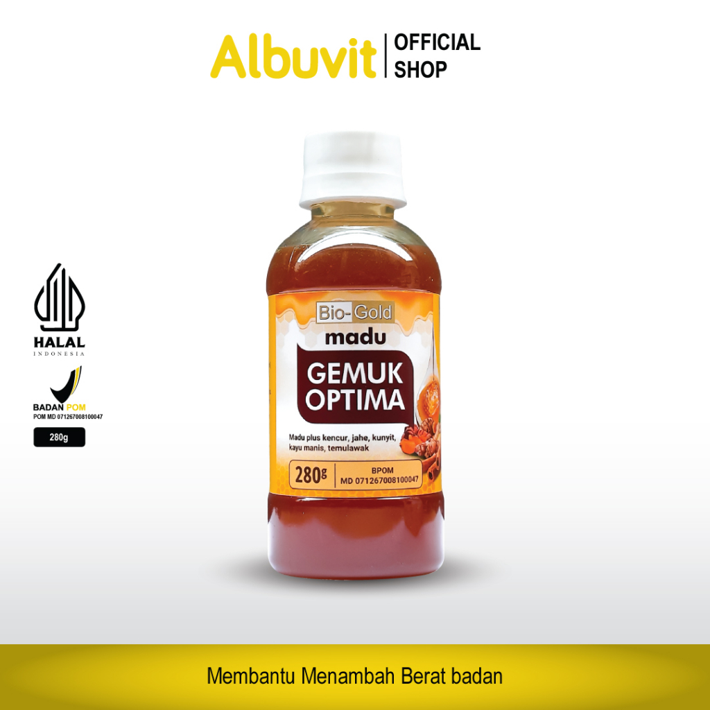 Jual Madu Gemuk Badan Optima - Suplemen Penambah Nafsu Makan Original ...