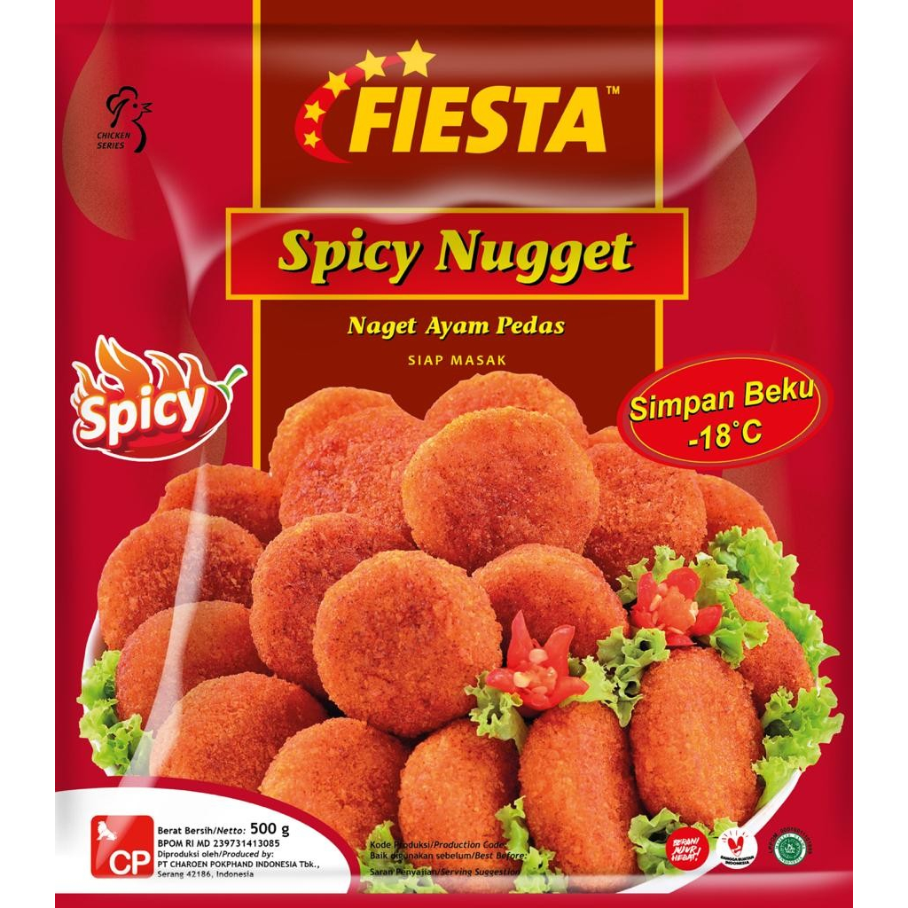 Jual FIESTA SPICY CHICKEN NUGGET 500 GR | Shopee Indonesia