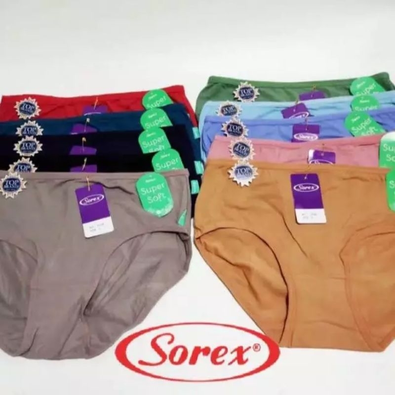 Jual CELANA DALAM DEWASA BRAND SOREX KODE 1239 (6PCS) | Shopee Indonesia