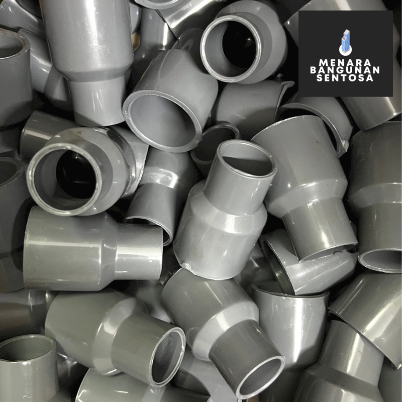 Jual Reducer Sok PVC Jaya TS 1" x 1/2" Inch - Fitting Pipa Sock Socket ...