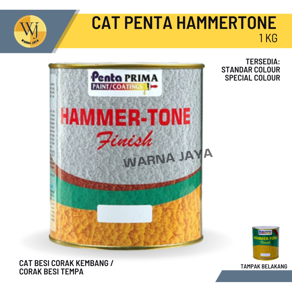 Jual Cat Penta Hammertone Standar Khusus 1 Kg / Cat Besi Tempa / Corak ...