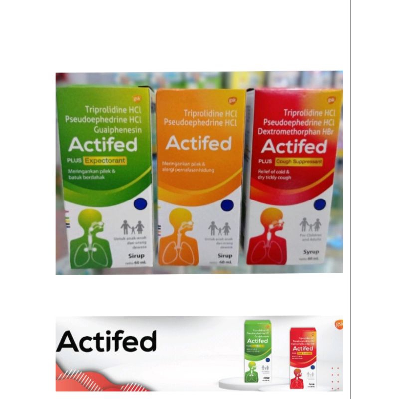 Jual Actifed / Actifed Plus Expectorant Obat Batuk Berdahak / Batuk ...