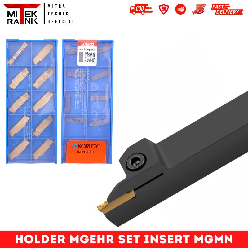 Jual Holder Bubut Potong 12mm MGEHR 1212 Set Insert MGMN Korloy New ...