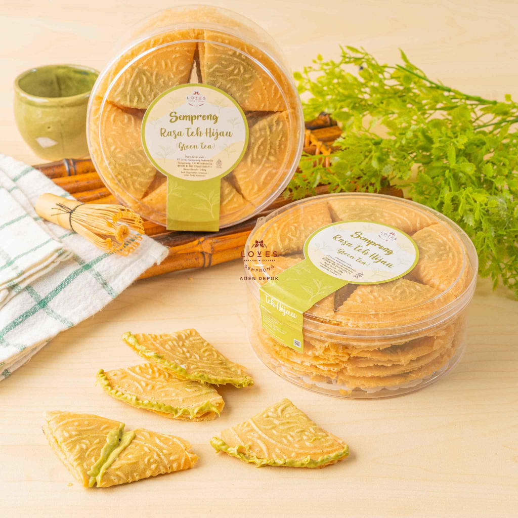 Jual Loves Semprong Green Tea – Kue Semprong Toples Reguler; Enak ...