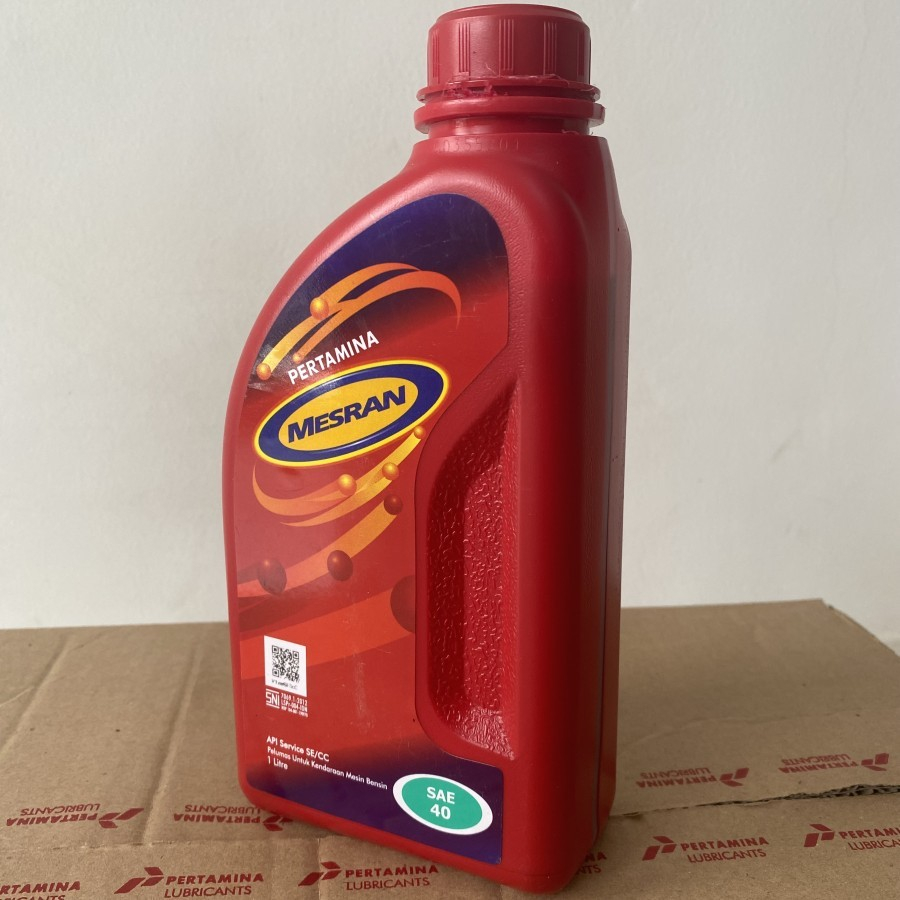 Jual 32 /BTL MESRAN 40 1L SAE40 PERTAMINA MESIN OIL OLI API SE/CC ...