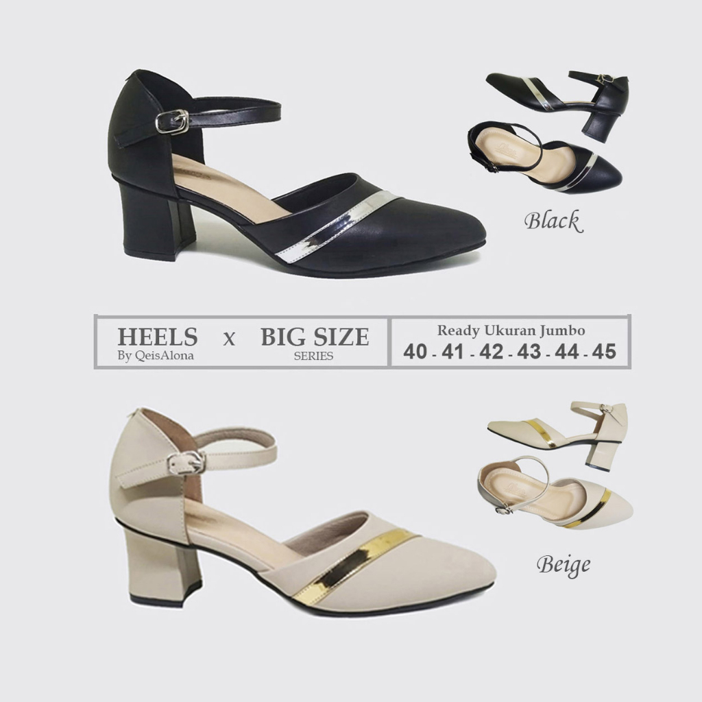 Jual High Heels - Nomor 40 41 42 43 44 45 / Sepatu Pesta Wanita Ukuran ...