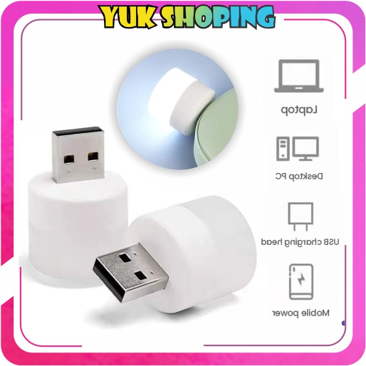 Jual YUKSHOPING LAMPU LED USB MINI / LAMPU MINI LED USB PORTABLE KECIL / LAMPU BACA LAMPU TIDUR ...