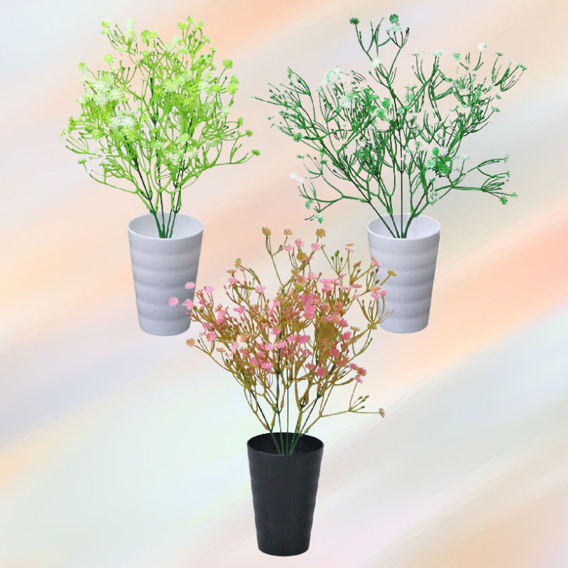 Jual PT49 Pot Tanaman Hias Bunga Hias Plastik Pot Bongsai Artificial ...