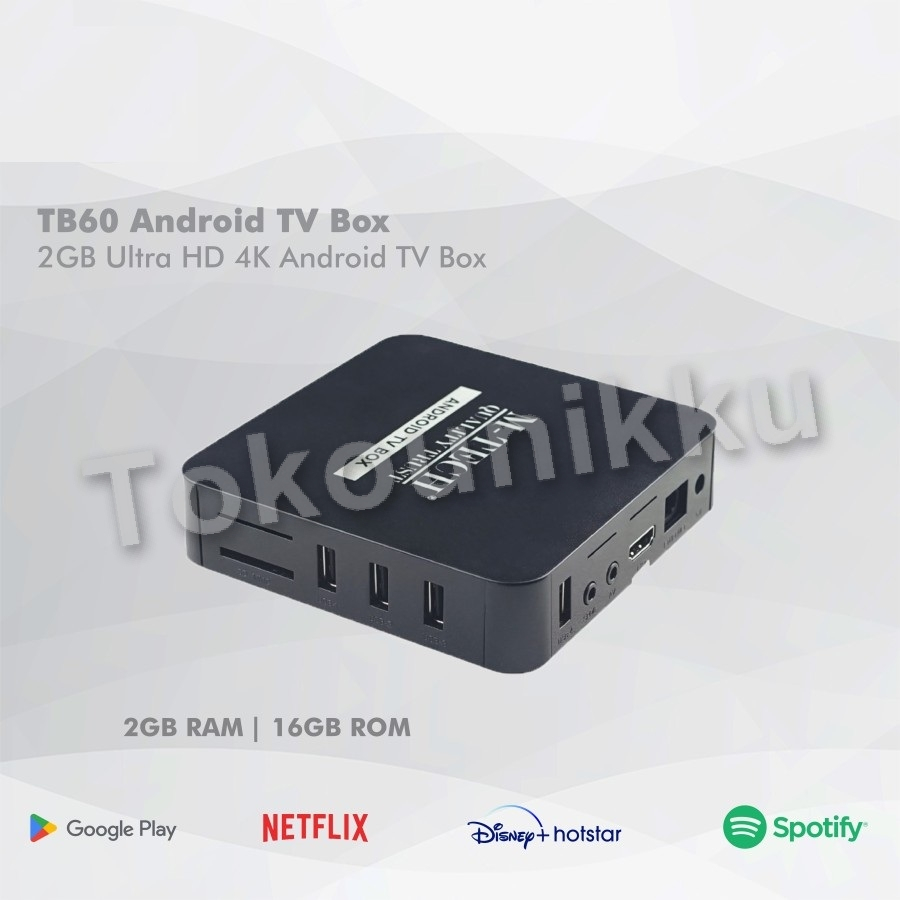 Jual Android TV Box STB M-Tech TB60 Android 10.1 Ultra HD 4K 2GB RAM ...