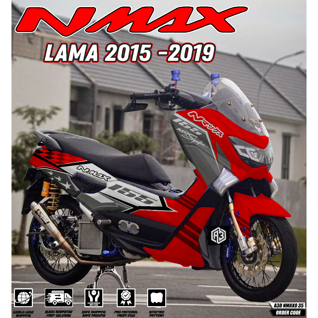 Jual Decal Sticker Nmax Lama 2015-2019 Fullbody Decal Sticker Yamaha ...
