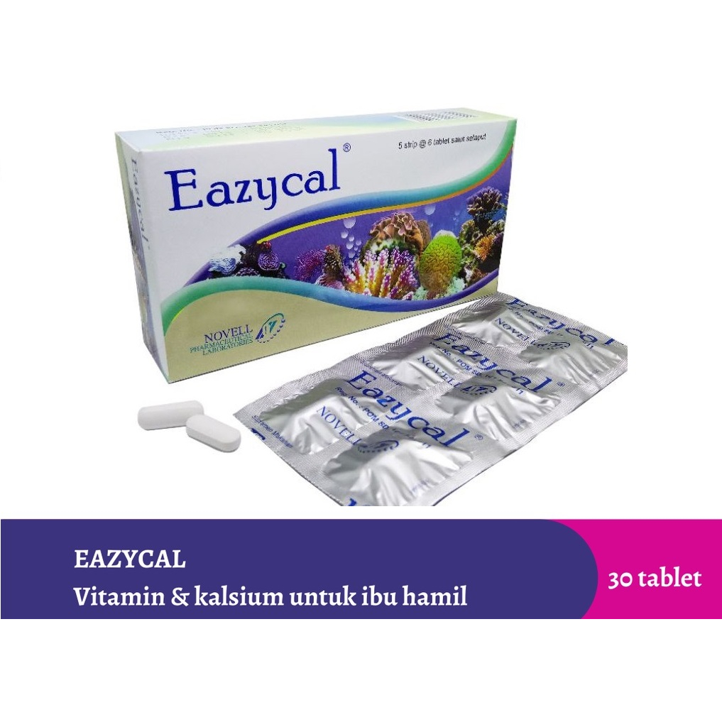 Jual Eazycal Box 30 Tablet - Sebagai Kalsium Ibu Hamil Untuk Mengatasi ...