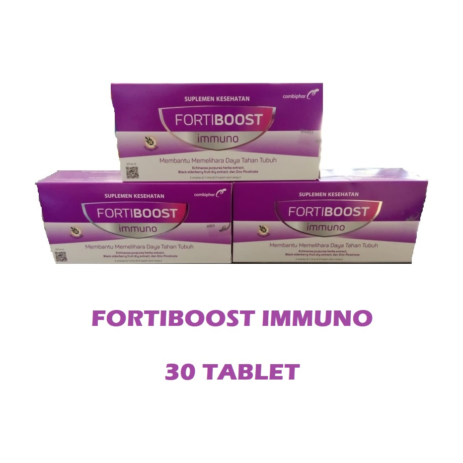 Jual Fortiboost Immuno 30 Tablet - Vitamin / Suplemen Kekebalan Tubuh ...