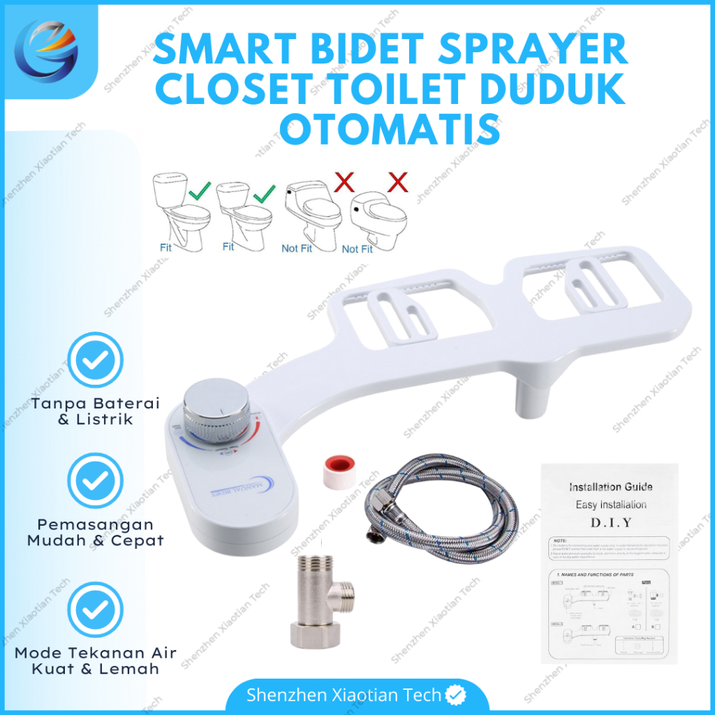 Jual Semprotan Toilet Shower Otomatis | Sprayer Closet Toilet Seat ...
