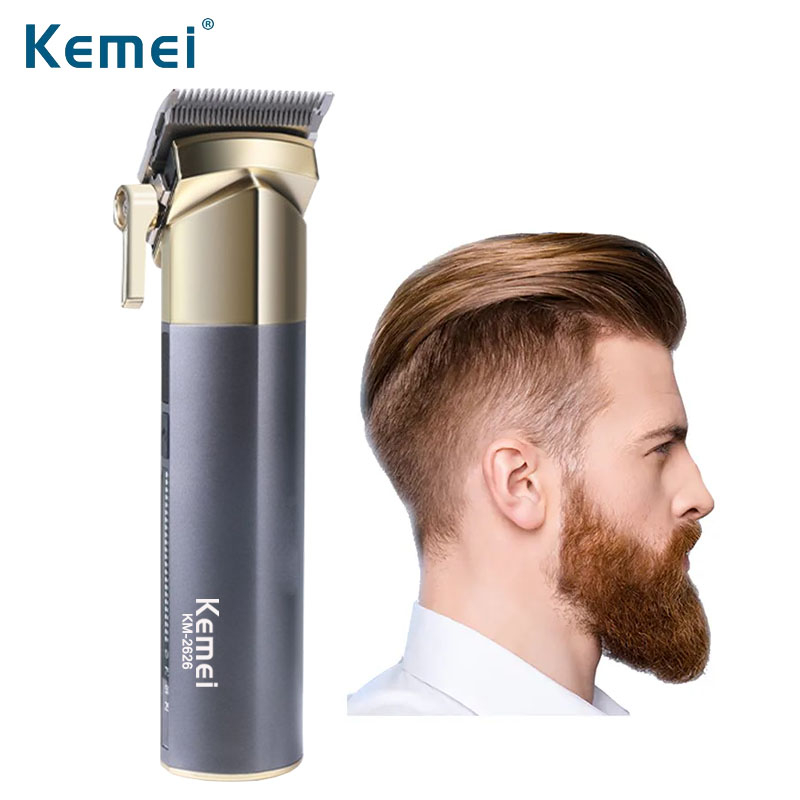 Jual NEW PRODUK - Kemei KM-2626 Alat Cukur Rambut Kumis Dan Jenggot Type Cas USB Portable ...