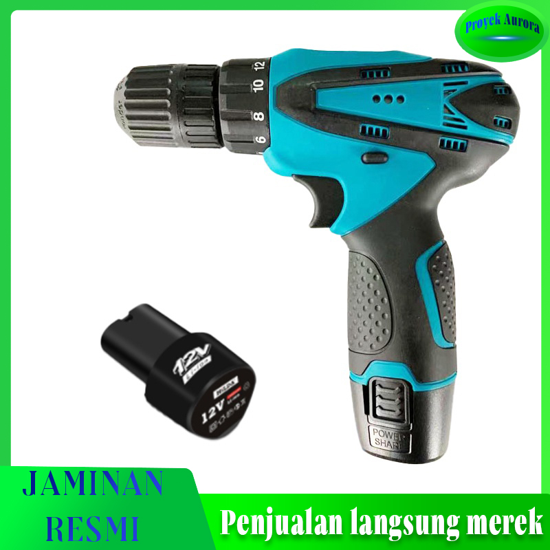 Jual 【Flash Sale!!!】bor tangan listrik/Set aksesori kombinasi untuk bor ...