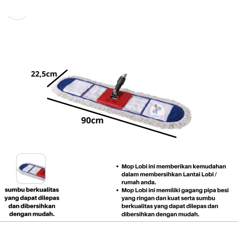 Jual Refill Ring A Mop Anti Debu/ Pel Lobby Nagata 90Cm 9893 | Shopee ...