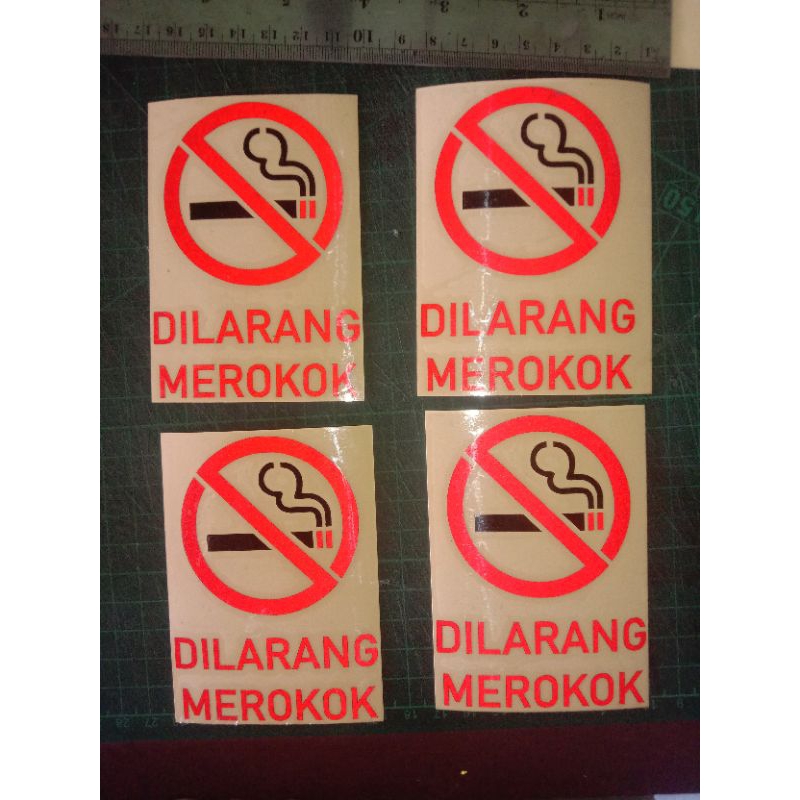 Jual Stiker dilarang merokok | Cutting sticker dinding | Shopee Indonesia