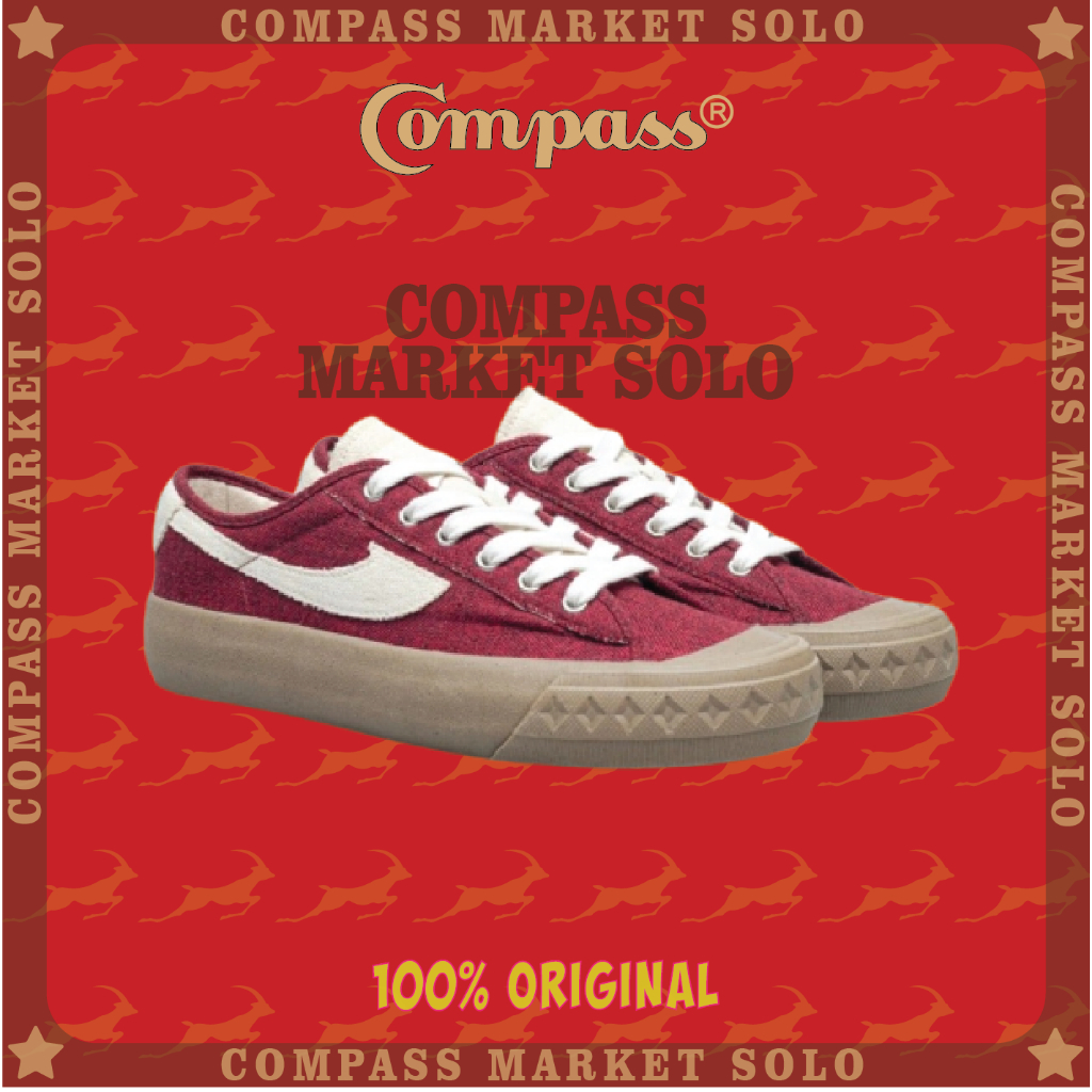 Jual [ORIGINAL] Sepatu Compass Retrograde Linen Low Dusk | Shopee Indonesia