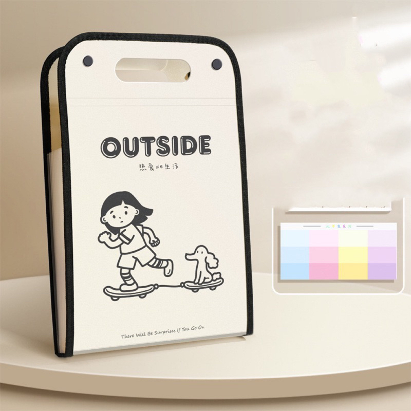 Jual cute multi layer folder map organizer tempat penyimpanan file ...