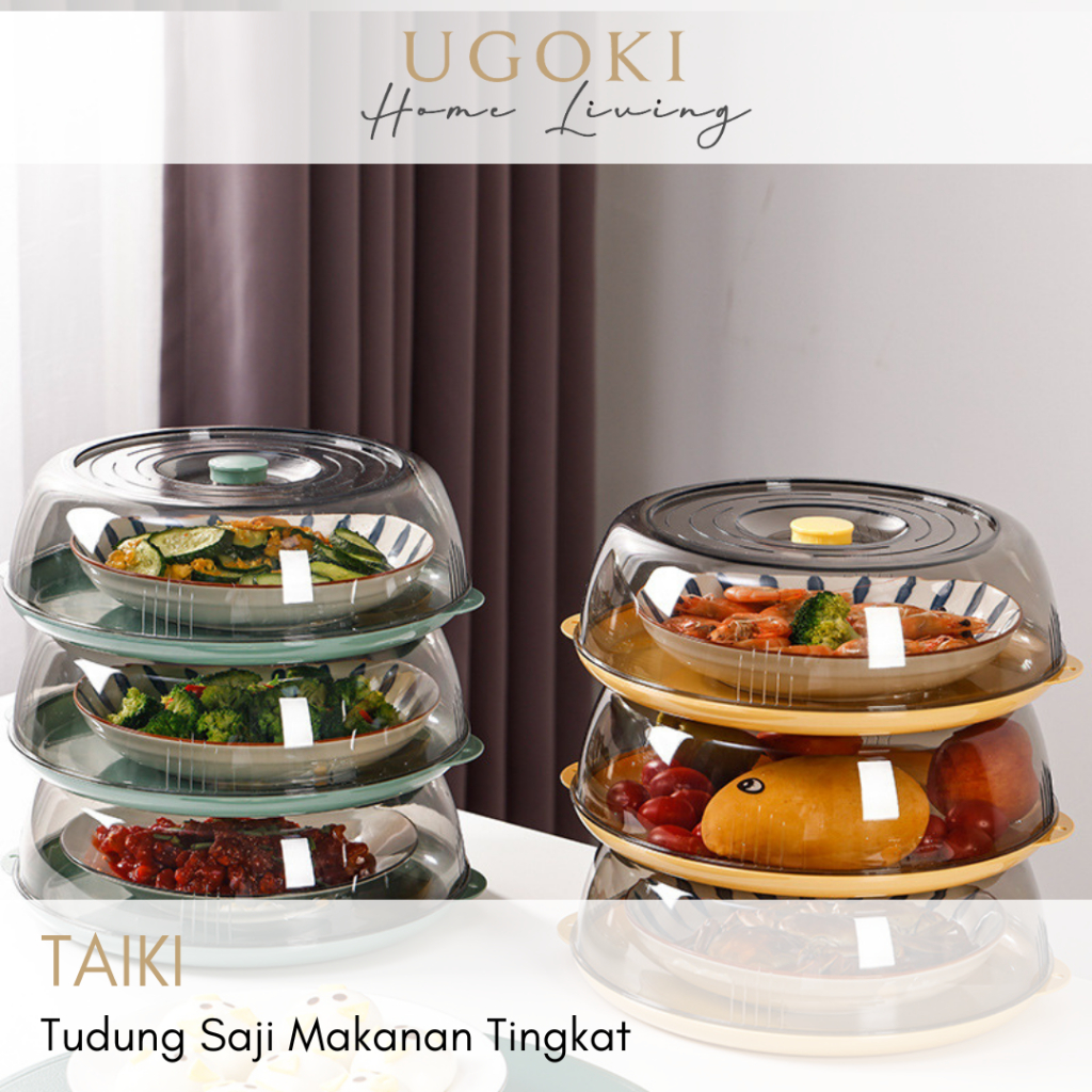 Jual |UGOKI| TAIKI Penyimpanan Makanan Estetis Organiser Makanan Bening ...