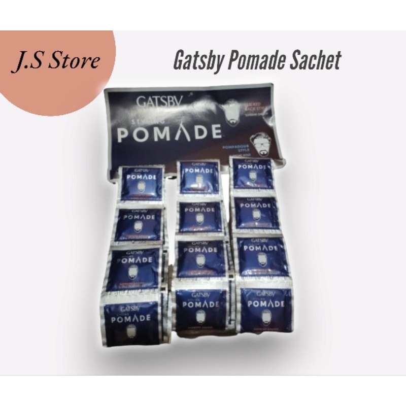 Jual Gatsby Pomade Sachet(36sachet) | Shopee Indonesia