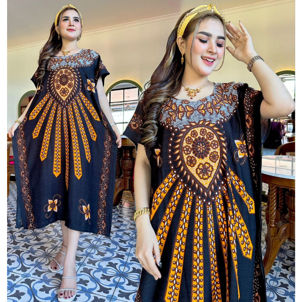 Jual Daster Jumbo Ld 120 Kekinian Busui Resleting Depan Lowo Home Dress ...