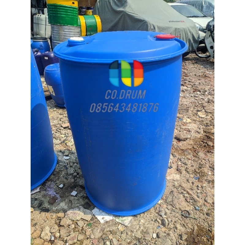 Jual DRUM PLASTIK HD-PE 200 ,250 LITER | Shopee Indonesia