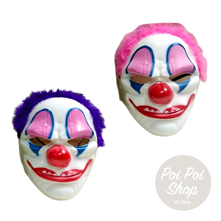 Jual Topeng Badut Clown Seram Halloween Rumah Hantu Seram Kostum ...
