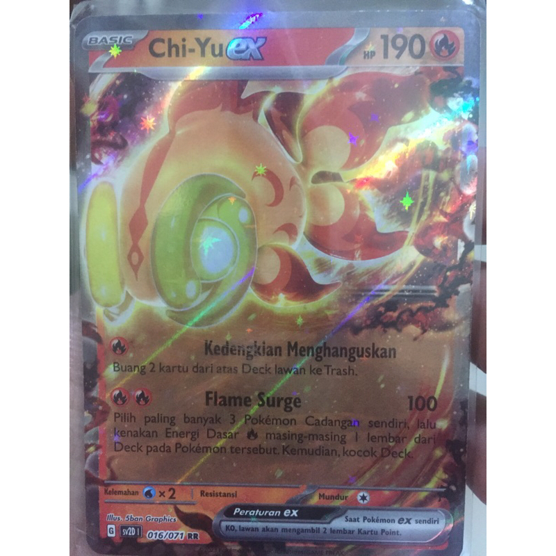 Jual KARTU POKEMON CHI-YU ex RR INDONESIA HOLO | Shopee Indonesia