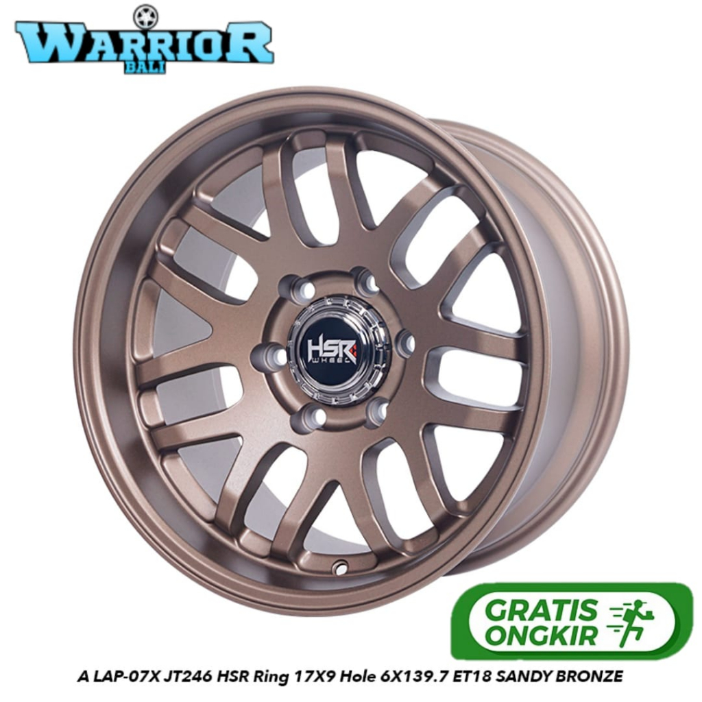 Jual Velg Racing HSR GILI Ring 17 Mobil Pajero Hilux Triton Hardtop ...