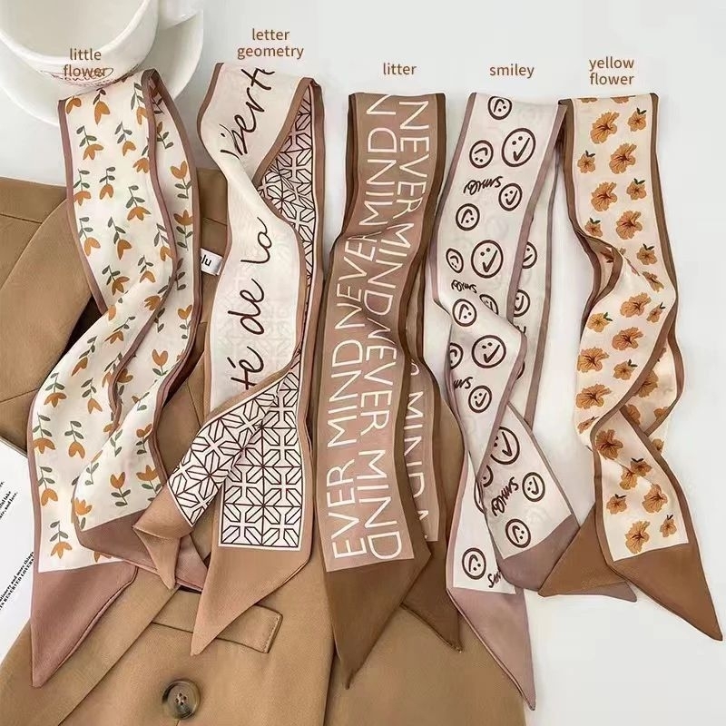 Jual EDASMAMI Scarf Korean Style Syal Aksesoris Leher Tas Ikat Rambut ...