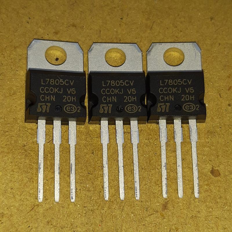 Jual IC L7805CV L7805 7805 CV 7805CV 3 Terminal TO-220 TO220 TO 220 Linear Voltage Regulator 5V ...