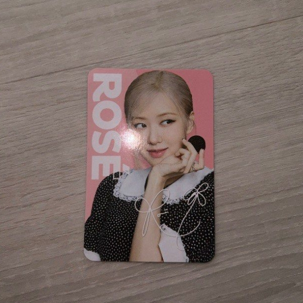 Jual Photocard Kartu PC Rose Blackpink Oreo | Shopee Indonesia
