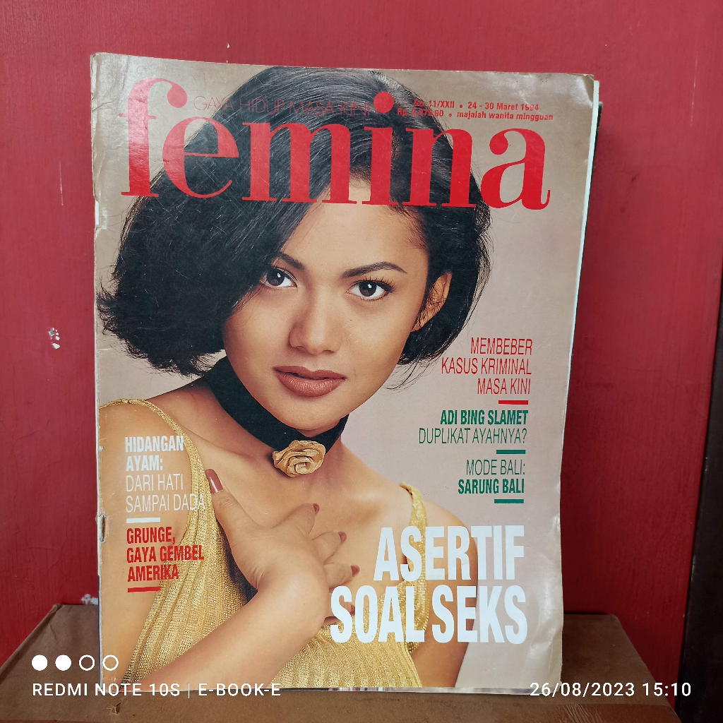 Jual majalah Femina lama jadul edisi pilihan cover artis terkenal | Shopee Indonesia