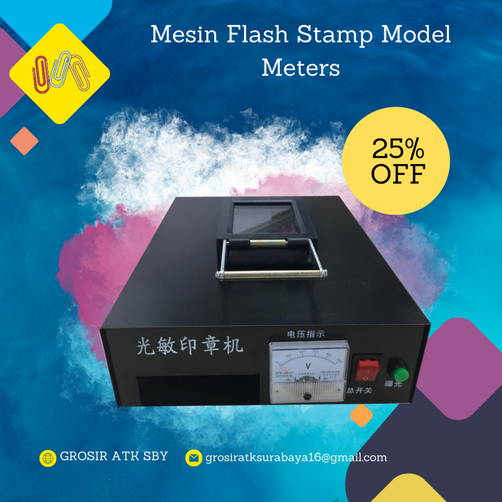 Jual Mesin Stempel Flash / Flash Stamp Machine (Meters) Model Meter ...