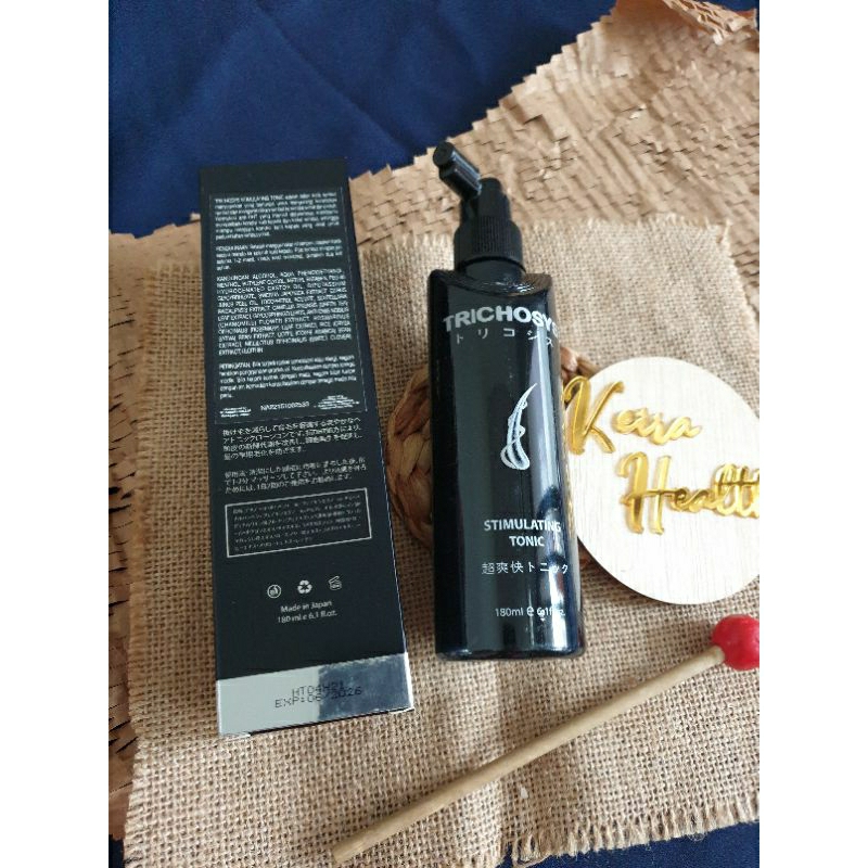 Jual Trychosys Hair Tonic Tonik Rambut kemasan 180 ml 1 botol | Shopee ...