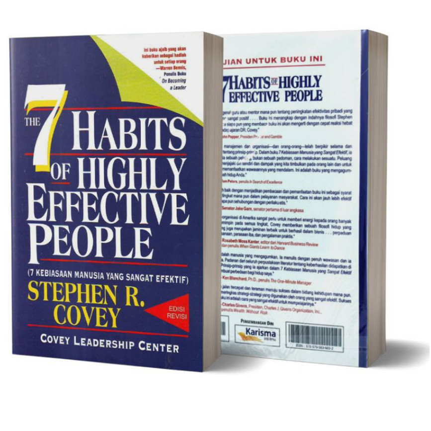 Jual Buku 7 Habits of Highly Effective People (7 Kebiasaan Manusia yang Sangat Efektif ...