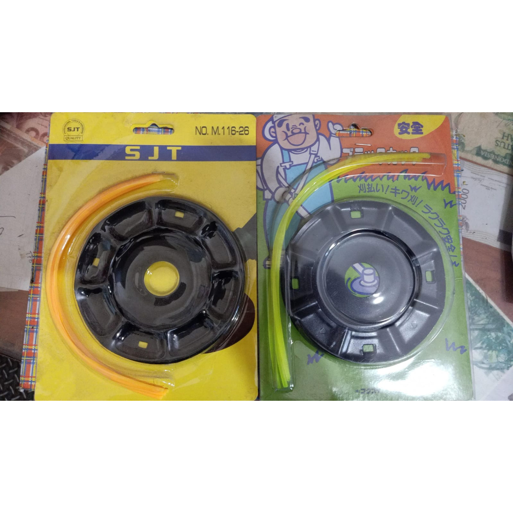 Jual Piring tali nylon potong rumput / mata pisau babat / piring tali ...