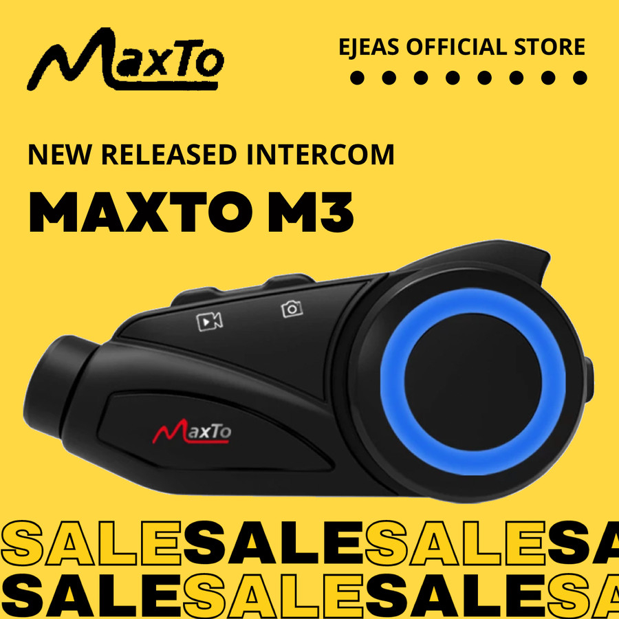 Jual Maxto M3 Bluetooth Radio FM Intercom Helm 6 Rider Alt EJEAS Q7 V6 PRO | Shopee Indonesia