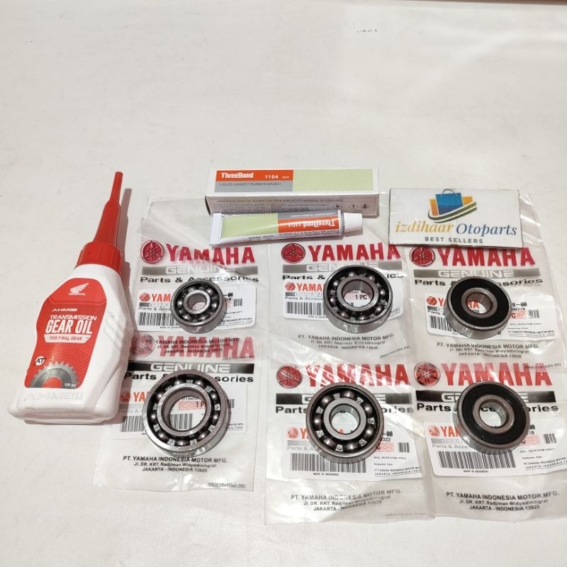 Jual Bearing rasio Gardan Gearbox+Oli gardan+Lem Yamaha Nmax Aerox 155 ...