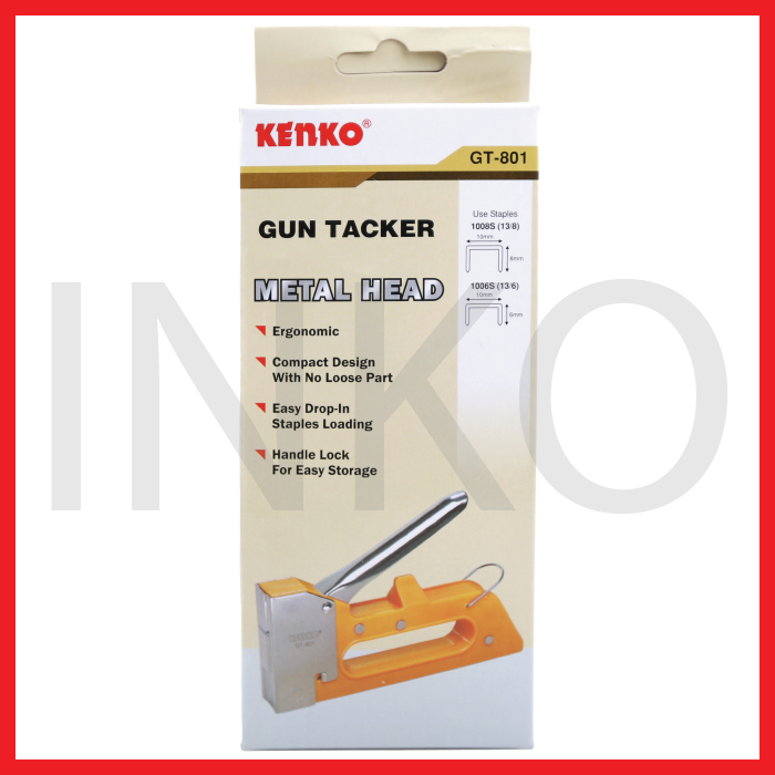 Jual KENKO GUN TACKER METAL HEAD GT801 | Shopee Indonesia
