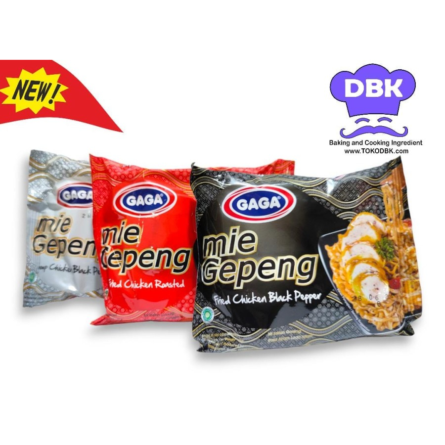 Jual DUS / ECER GAGA MIE GEPENG Ayam lada hitam panggang | Shopee Indonesia