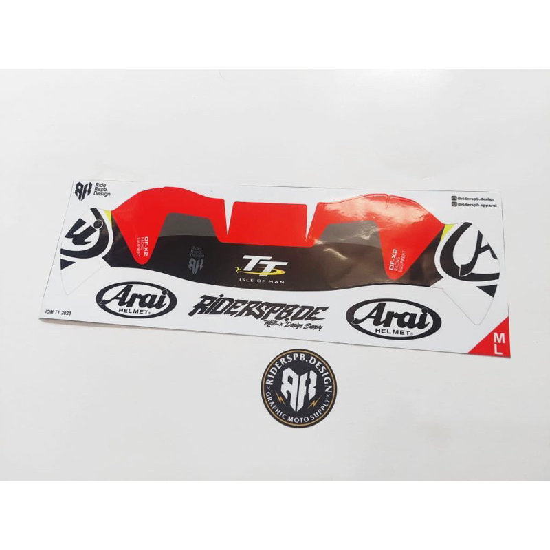 Jual IOM TT 2023 - STICKER DECAL SPOILER DF-X2 | Shopee Indonesia