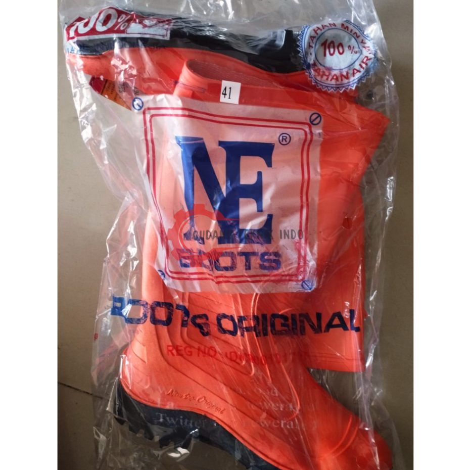 Jual NEW ERA Safety Boot Karet Orange / Sepatu Boot Karet NEW ERA ...