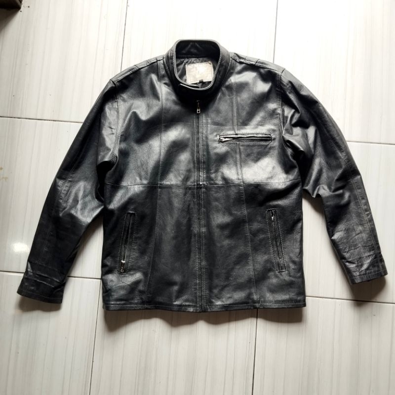 Jual Jaket Kulit Asli Shanghai Kulit Domba Second | Shopee Indonesia