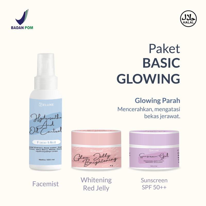 Jual PAKET BUNDLING ISI 3-PELENGKAP SKINCARE ZELUXE | Shopee Indonesia