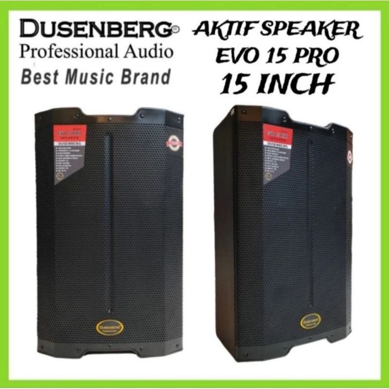 Jual Speaker aktif dusenberg 15 inch EVO 15 PRO, bluetooth,TWS 2 unit ...